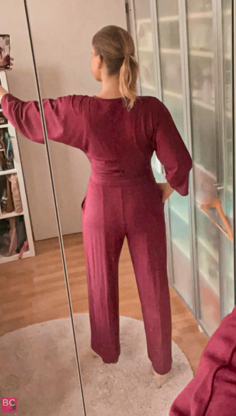 The CARA JUMPSUIT Les Lunes Erfahrungen. Größe, Schnitt und Stoff des ...